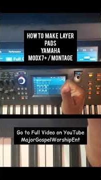 Unlocking Yamaha's Secret: MODX7 & Montage Layering Explained #shorts