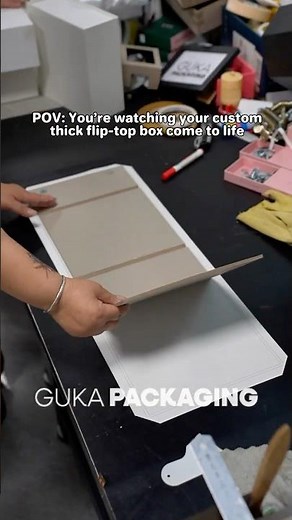 How We Make a Custom Thick Flip-Top Box | Full Sampling Process