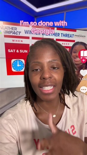 Atlanta weather can never get it right 🤦🏾‍♀️ #fyp #snowlanta #atlweather #atlanta