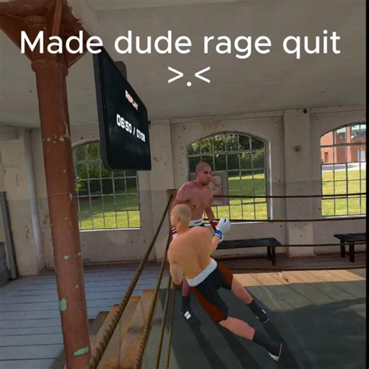 VR BOXER UNINSTALLS AFTER DISRESPECTFUL KNOCKOUT! #gaming #vrboxing #vrgames #boxing #vrsports #gta