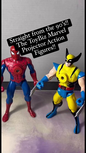 Straight from the 90’s!! The ToyBiz Marvel Projector Action Figures!! #actionfigures #marveluniverse #90stoys #xmen #spiderman #90snostalgia #backintheday #nostalgic | CPJ Collectibles