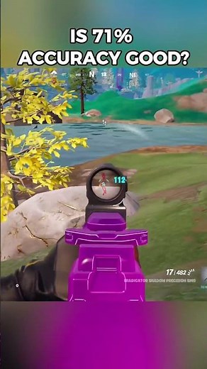Is 71% Accuracy in Fortnite REALLY Good? #fortnite #fortniteclips #fortnitemontage