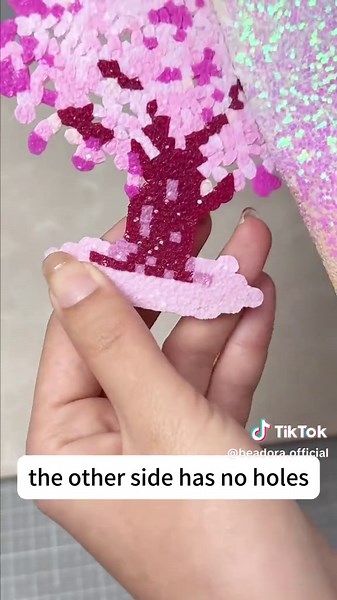 The fuse bead process is so calming 🌈🧩#diy #fusebeads #perlerbeads #giftedinlove #fyp