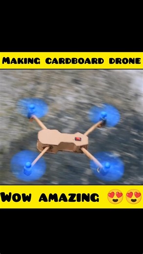 making drone with cardboard 😍|| #shorts #project
