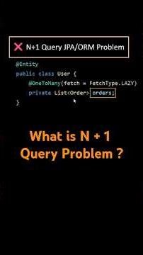 What is N+1 Query Problem (JPA/ORM)