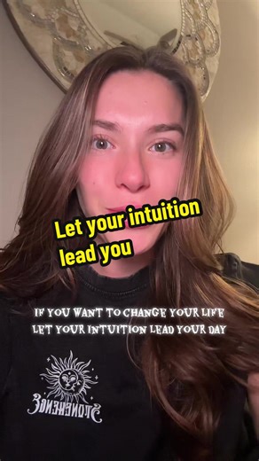 One of the biggest things I’ve learned on my spiritual journey: let your intuition lead you and your life will change for the better 🦋#intuition #spiritualjourney