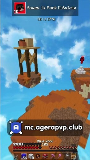 Best Bedwars Texturepack - Kavex 1k Pack #texturepack #bedwars #gaming #minecraft #shorts #viral