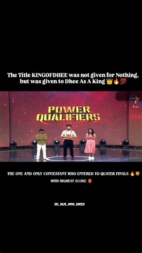 sai_raju_anna_dhee10 on Instagram: "KING ENTERED TO QUATER FINALS 👑🔥 @raju_dhee10 @chitti_dhee_choreographer_ #rajudhee10 #rajudheemyworld #rajudhee #dhee10raju #dhee10raju"