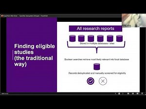 Using OpenAlex to keep 'living' systematic reviews and maps up to date University College London
