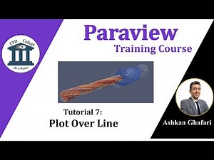 How to plot profiles over line in Paraview? | Paraview Tutorial 7
