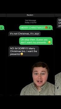 Texting Random Numbers!📱😂: CHRISTMAS IN JULY!!!🎁🎄