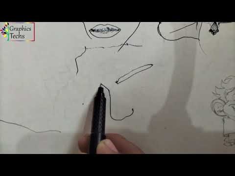 Easy Drawing Tutorial for Digital Artists #drawing #sketch #art #graphicstechs #drawing