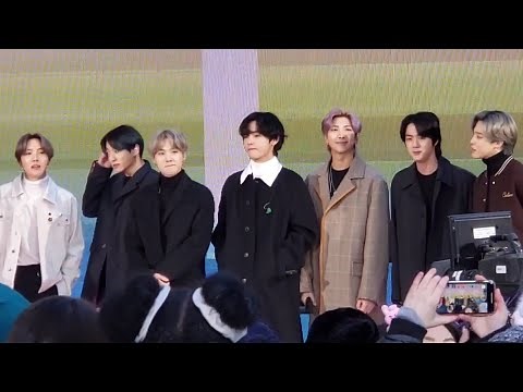 200221 BTS The Today Show Full Interview 2020 방탄소년단 New York City Live Fancam
