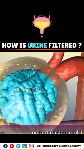 15K views · 171 reactions | How is urine filtered? The kidneys clean the blood by removing waste and extra water. This process happens in tiny filters called nephrons . The waste and water then turn into urine, which travels to the bladder and leaves the body.  #kidneys #urineformation #humanbody #howkidneyswork #wastefiltration #healthytips #biologyfacts #humananatomy #medicalscience #bodyfunctions | Dr Pranav Sharma | Facebook