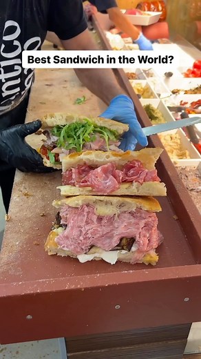 Jack’s Dining Room on Instagram: "Trying the most famous sandwich in all of Italy. All’Antico Vinaio, Florence"