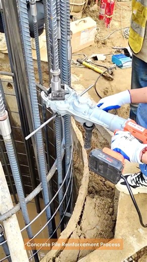 Concrete Pile Reinforcement Process