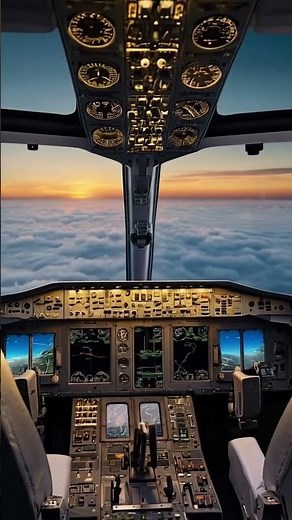 POV: Flying Through Heaven’s Clouds | Soothing Cockpit View with Relaxing Jet Engine Sounds