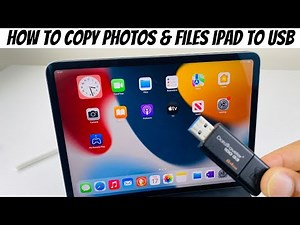 How To Copy Photos & Files iPad To USB