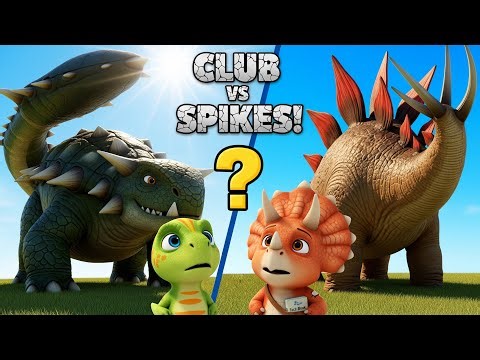 Who is Strongest? (Part 2) | Ankylosaurus vs Stegosaurus | Dino Explorers Episode 45