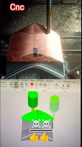 CNC stands for Computer Numerical Control, a manufacturing process using pre-programmed computer👍☠️📸