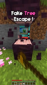 995K views · 9.4K reactions | Minecraft Fake Tree Escape 嵐 Shaders : - Texture Pack : - Music : Rock That Body #reels #minecraft #minecraftbuilds #minecrafttutorial | Itsciken | Facebook