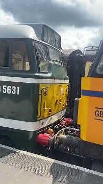 Class 69 “North Norfolk railway” and 31 pulls into Weybourne station