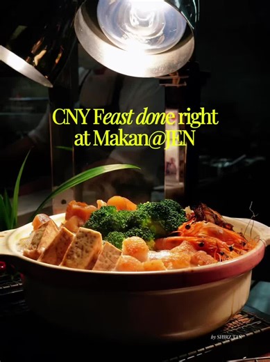 Chinese New Year in 2026 starts best with good food and even better company, and this buffet was such a joy from start to finish. We had an amazing time eating, chatting, laughing, and just enjoying a proper reunion feast together. The CNY menu at Makan@JEN truly surprised me, every dish tasted rich, festive, and thoughtfully prepared. Their Signature Treasure of Ocean Poon Choi was a highlight, packed with premium seafood that made the meal feel extra indulgent. I loved the DIY Yu Sheng Bar too