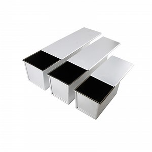 [Hot Item] Manufacturer Supply All Sizes Aluminium Alloy Metal Non Stick Pullman Loaf Pan Toast Sandwich Bread Baking Pan with Lid