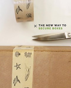 If you use plastic tape, this one's for you. 🌱 Make the Switch -> https://www.netzerocompany.com/products/kraft-tape | Net Zero Co.