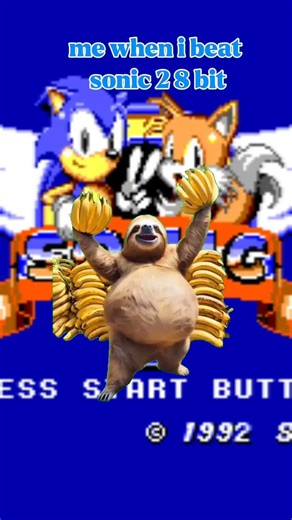 when you beat sonic 2 8 bit