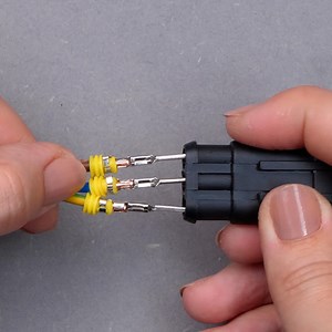 15M views · 62K reactions | How to install a waterproof connector and other wire tips Thanks for watching! Please be aware that this video is for entertainment purposes only and techniques shown should not be attempted at home! | Crafty Panda | Facebook