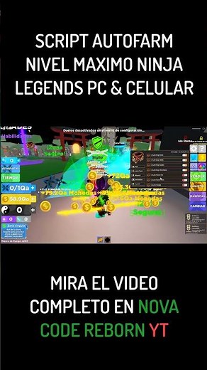 El MEJOR (Script) Autofarm Ninja Legends Roblox 🤠