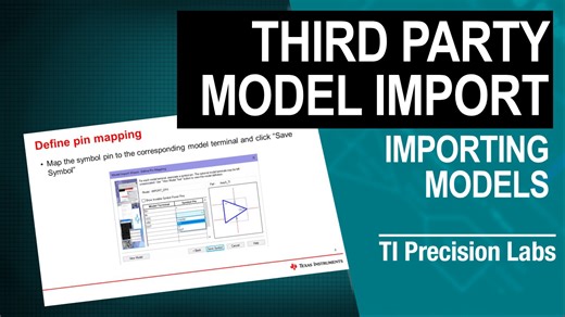 PSpice for TI - Third-party model import | Video | TI.com