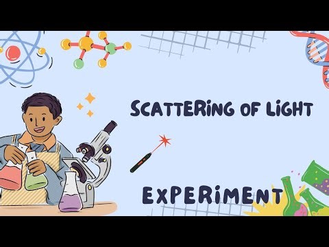 Scattering of Light Experiment | Amazing Laser & Milk Trick !