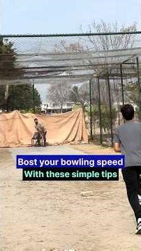 How To Bowl Faster | Boost Your Ball Speed Like A Pro 🏏 #BowlingSpeed#FastBowler#crickettraining