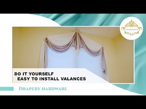 Valances for Windows | DIY swag curtains #249