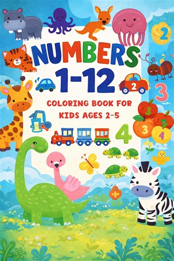 Fun and Educational Number Coloring Pages for Preschool & Kindergarten | Instant Download PDF - Etsy Australia