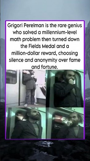 Grigori Perelman is the rare genius who solved a millennium-level math problem then turned down