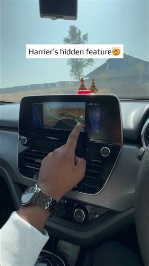 Tata Harrier Reverse Camera Wide Angle Feature Explained | Hidden Parking Feature #motorheadbysumit