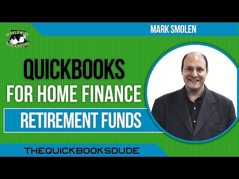 QuickBooks Home Finance Recording Retirement Fund Transactions