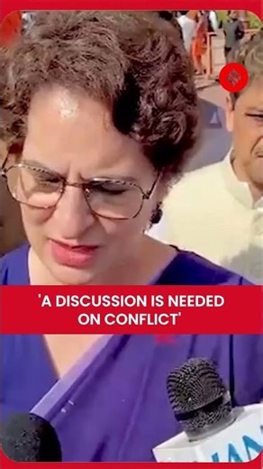 Congress MP Priyanka Gandhi Responds to PM Modi’s Comments on West Asia Conflict