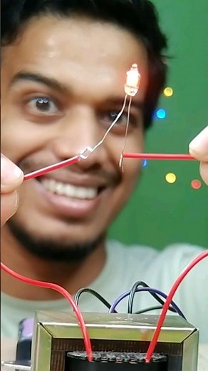 Flyback 12-0-12 Transformer. #experiment #electric #electronic #diyprojects #diy #diycrafts