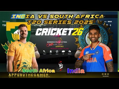IND vs SA t20 at cricket26 @AppunuTheGamer Channel #live #cricket26 #cricket26gameplay