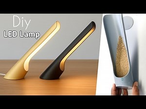 How to Make Modern LED Lights Home Decor LED Lamps Studyroom Design PVC Light Diy Project