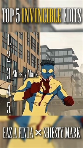 Ranking Top 5 Invincible variants edit.part 16 #ranking #invincible #invinciblevariants #shortsfeed