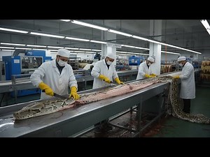 Inside the Snake Leather Factory 🐍 | From Snake Skin to Luxury Jacket (Full Process)