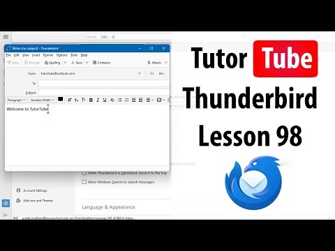 Thunderbird - Lesson 98 - Chat Status and Notification Settings