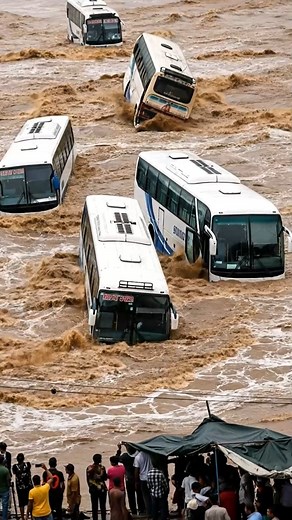 44K views · 48 reactions | Moments Before Highway Collapsed Hit by Floods, Vehicles Almost Plunged!!! | Disaster Strucks | Facebook