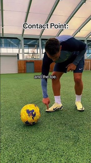 Soccer Shooting Drill | Free kick Tutorial 👌🏼 #freekick #football #shootingdrills