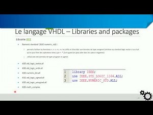 VHDL - Libraries et packages